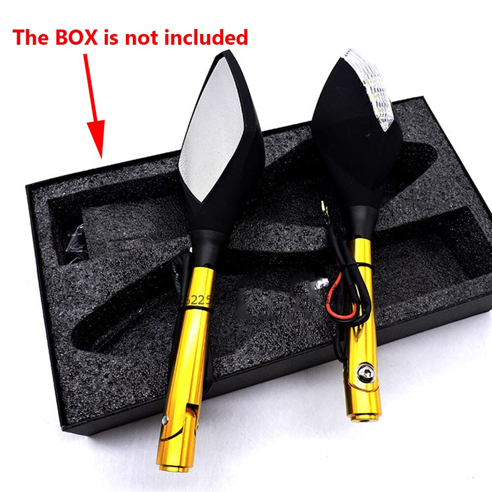 Pair Universal CNC Motorcycle Rearview Side Mirror... – Vicedeal