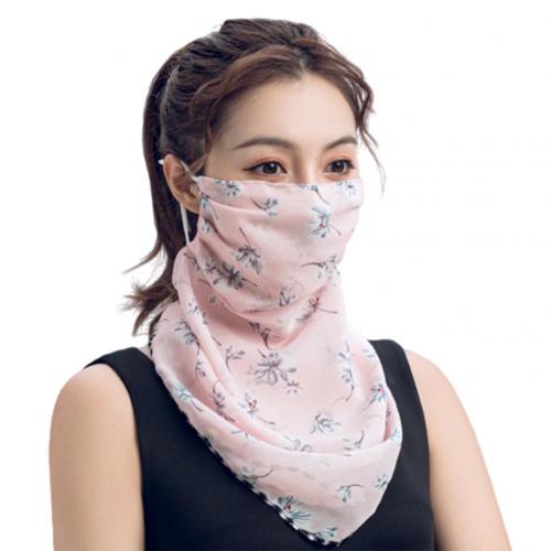 Rose Flower Women Summer Chiffon Anti-UV Thin Veil... – Grandado