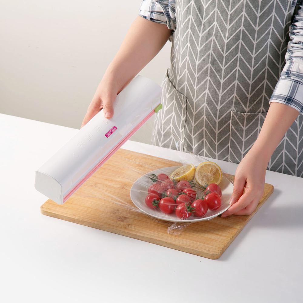 ABS Kitchen Plastic Wrap Cutter Dispenser Food Wra... – Vicedeal