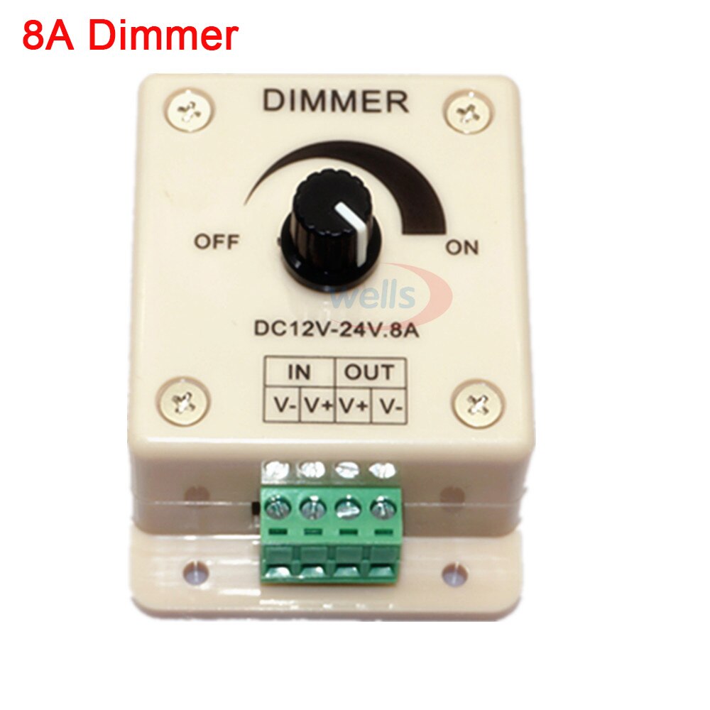DC12V 24V LED Strip Light Single Color Dimmer 8A 3... – Vicedeal
