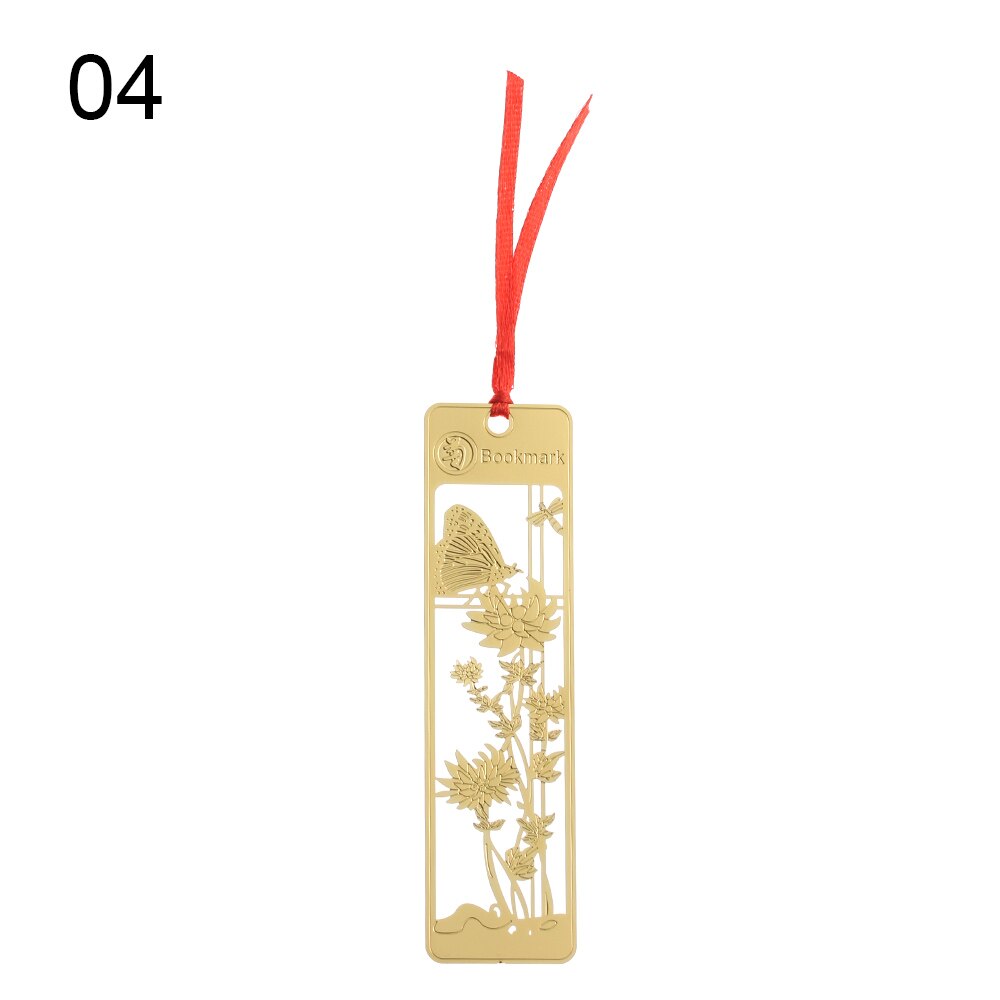 Metal Bookmarks Literature Art Brass Leaf Bookmark... – Grandado