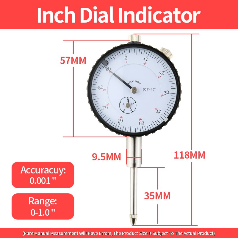 0.8mm Lever Dial Indicator Meter Hour Type Indicat... – Grandado