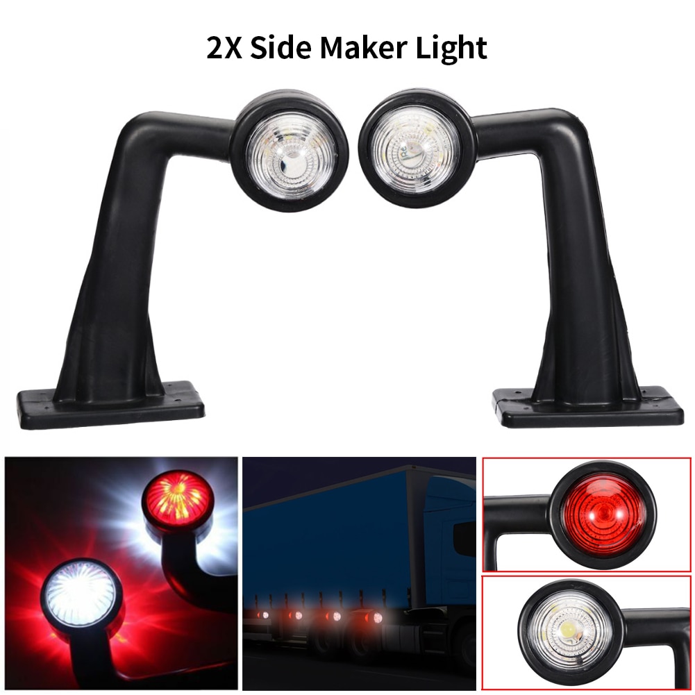 2PCS 6LED Car Truck Trailer Side Marker Light Doub... – Vicedeal