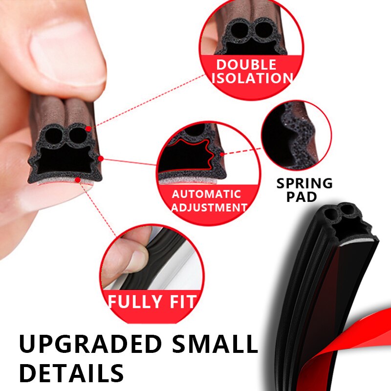 Autodeur Rubberen Afdichting T Type Auto Deur Afdi... – Vicedeal