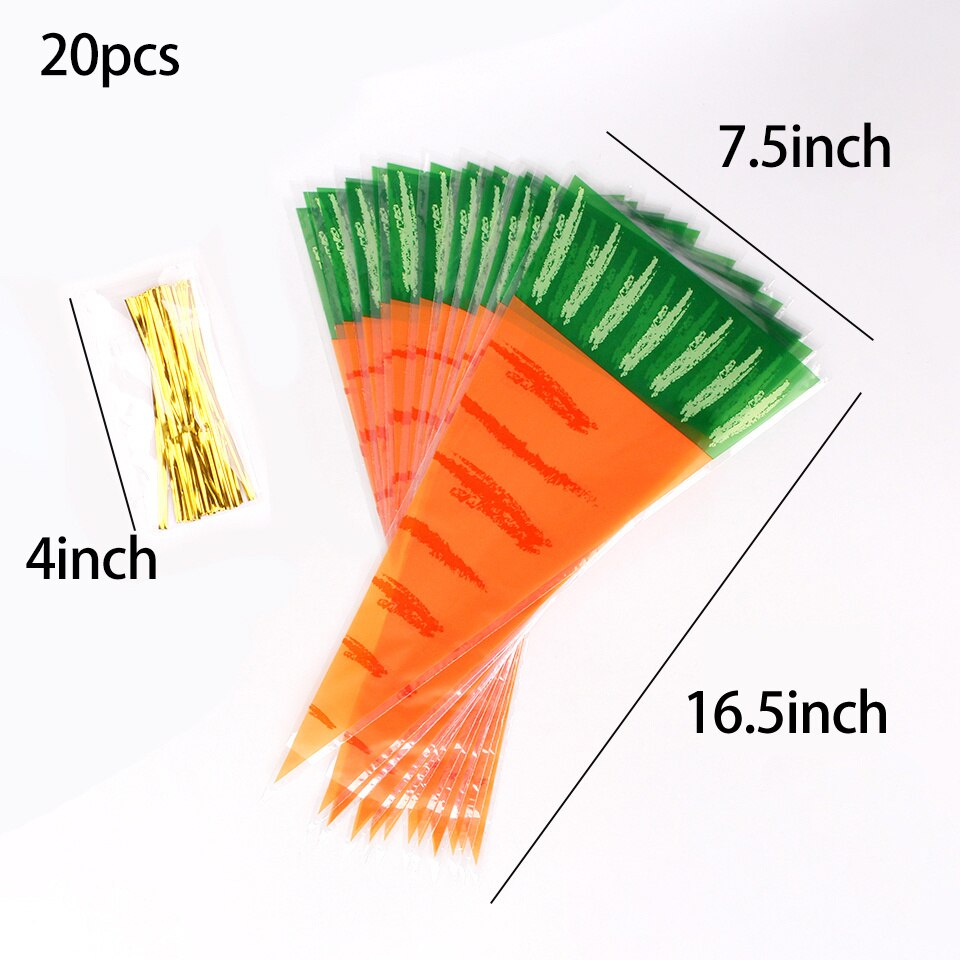 1Set Easter Transparent Candy Bags with Rabbit Egg... – Grandado