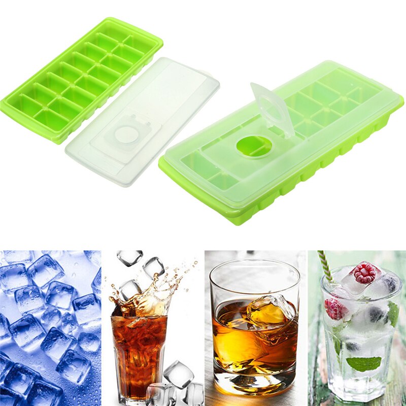 Big ! Kitchen Bar Ice Cube 16 Grids Ice Mould Tool... – Grandado