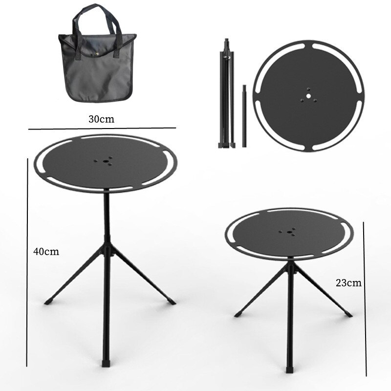 Portable Camping Table Foldable Round Hiking Table... – Grandado