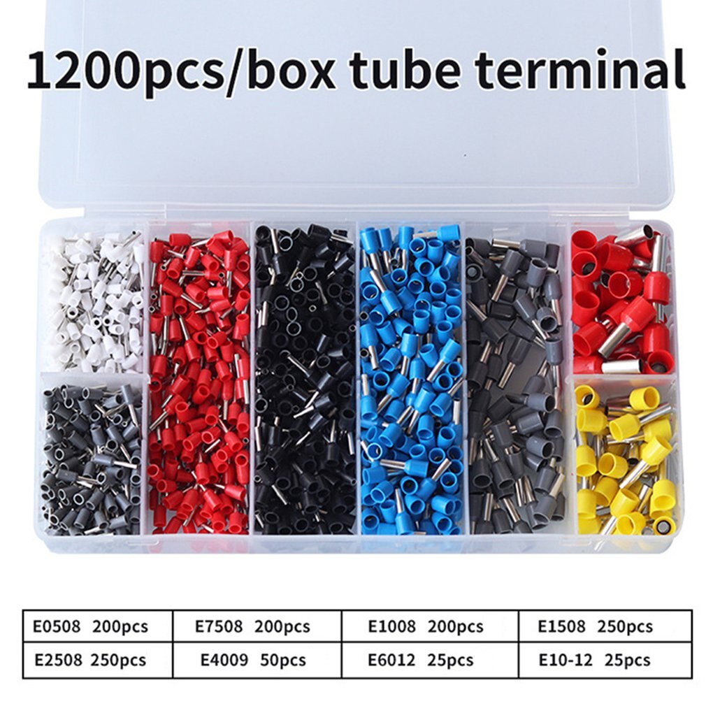 1200X Wire Crimp Connector Cable Cord Pin Ferrule ... – Grandado