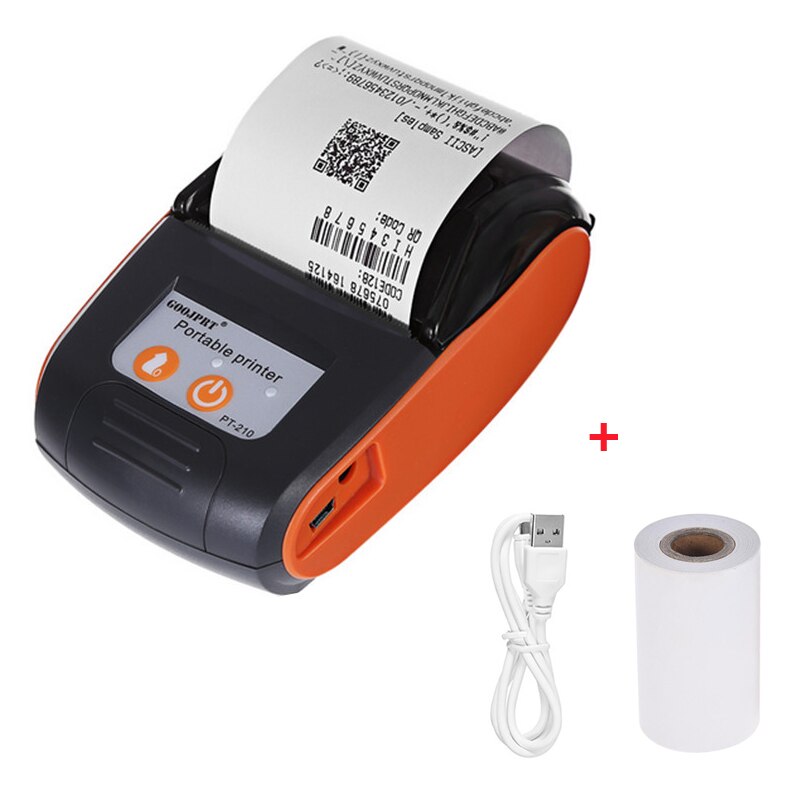 PT-210 Portable Thermal Receipt Printer 58mm Bluet... – Vicedeal