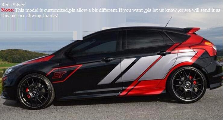 Big Size Car Whole Body Stickers For Ford Focus Un... – Grandado