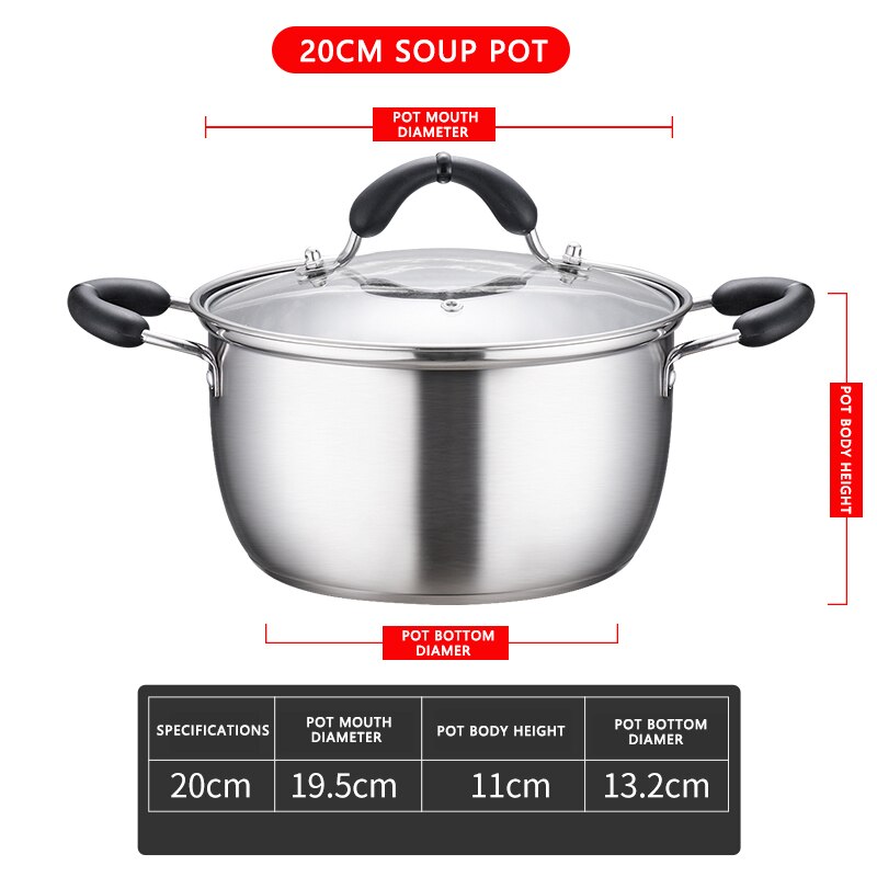 Double Bottom Pot Soup Pot Multi-purpose Cookware ... – Grandado