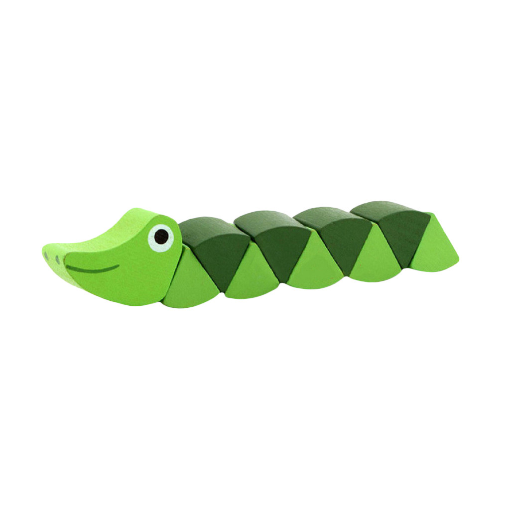 2Pack/Set Colorful Wooden Twisted Worm Caterpillar... – Grandado