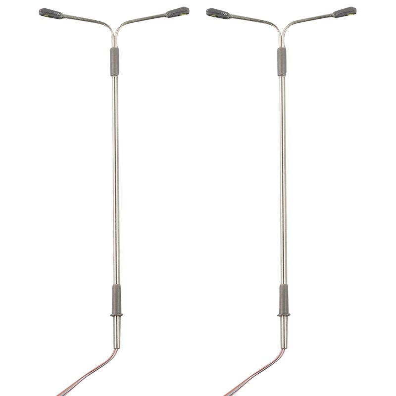 2Led 1:100 Scale Street Light Scenery Mini Lamppos... – Vicedeal