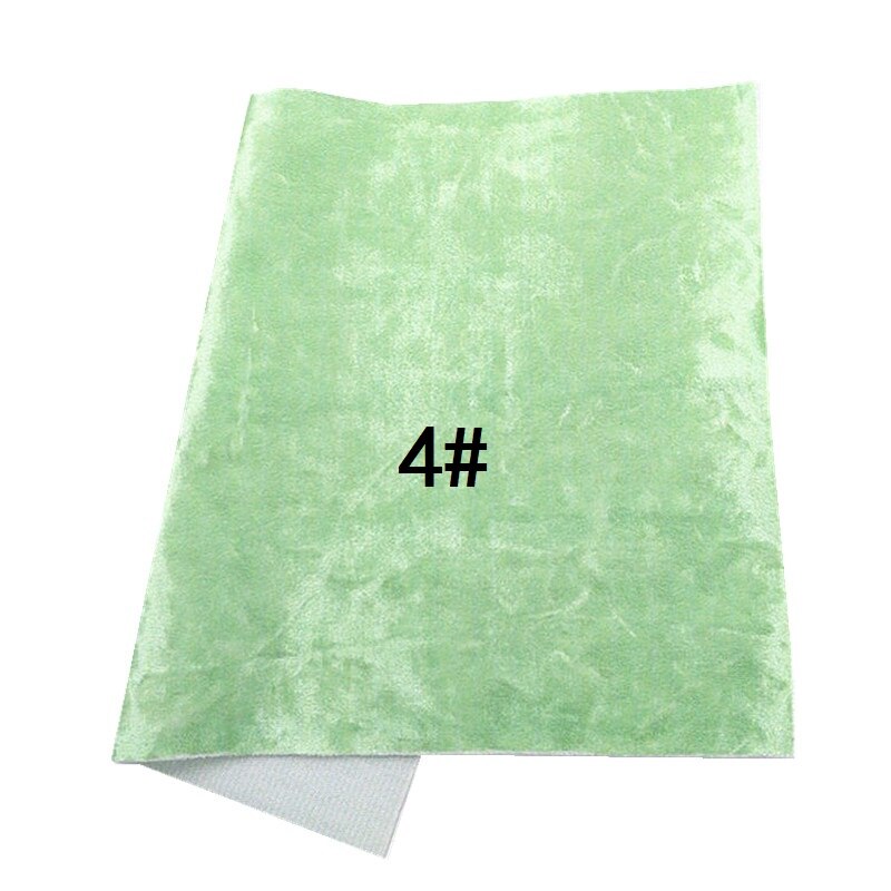 0.7MM Pastel Colors Velvet Synthetic Faux Leather ... – Grandado