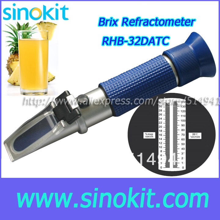 Brix/Janken/Oe-Refractometer RHB-32DATC (Blauw) – Vicedeal