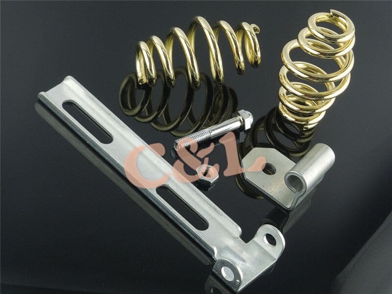 Chrome solo seat mount kit bracket w/3 "springs fi... – Vicedeal