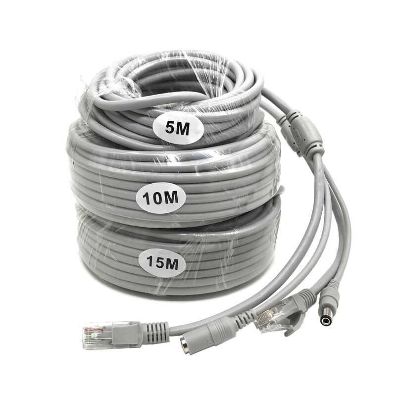 10M Cat5 Rj45 and Power DC Cable 5.5*2.1MM Jack CC... – Grandado
