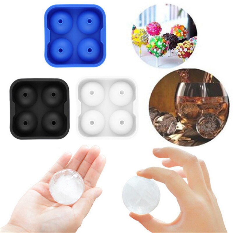 Silicone Ice Cream Maker Ice Ball Mold Food Safe S... – Grandado