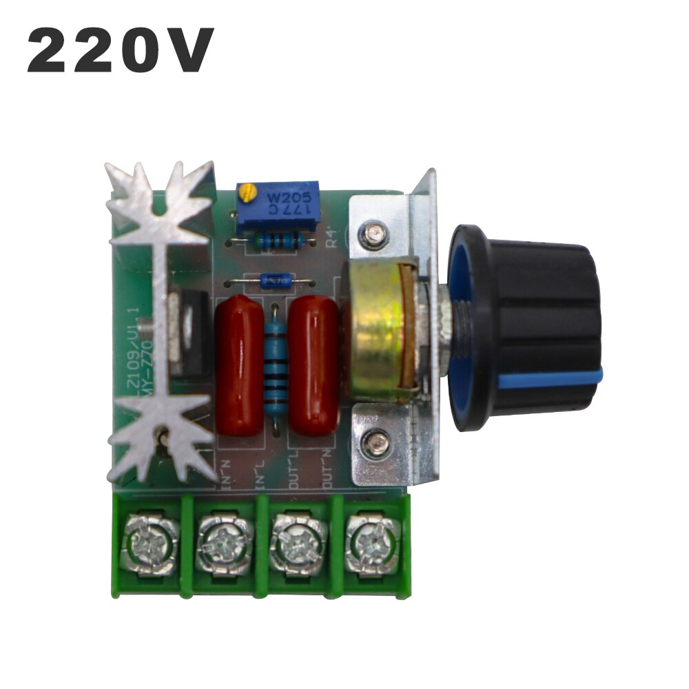 220V Dimmer 2000W Silicoongestuurde Scr Voltage Re... – Grandado