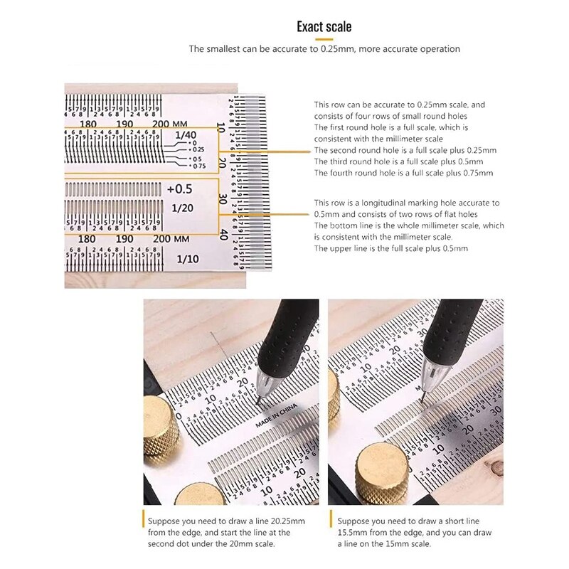 High-Precision T Square Ruler For Woodworking Mark... – Grandado