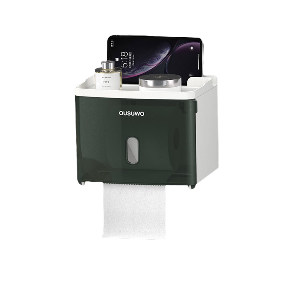 Tray Roll Paper Tube Storage Box Toilet Paper Hold... – Grandado