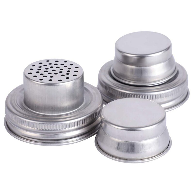 ! Mason Jar Shaker Lids 2 Pack Shake Cocktails Or ... – Vicedeal