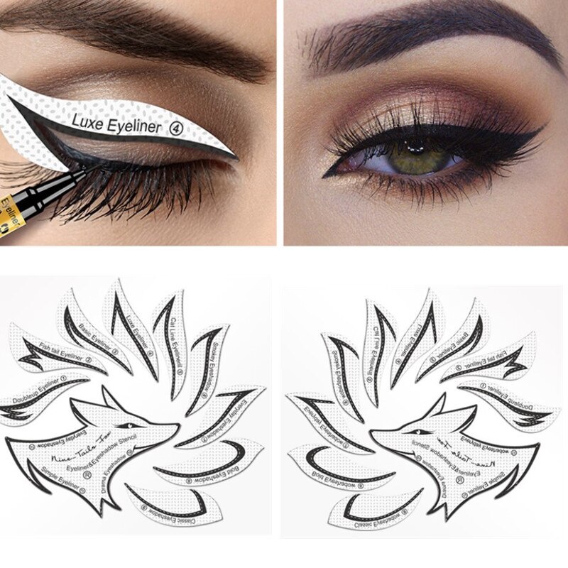 Eye Makeup Stencils Winged Eyeliner Stencil Templa... – Grandado