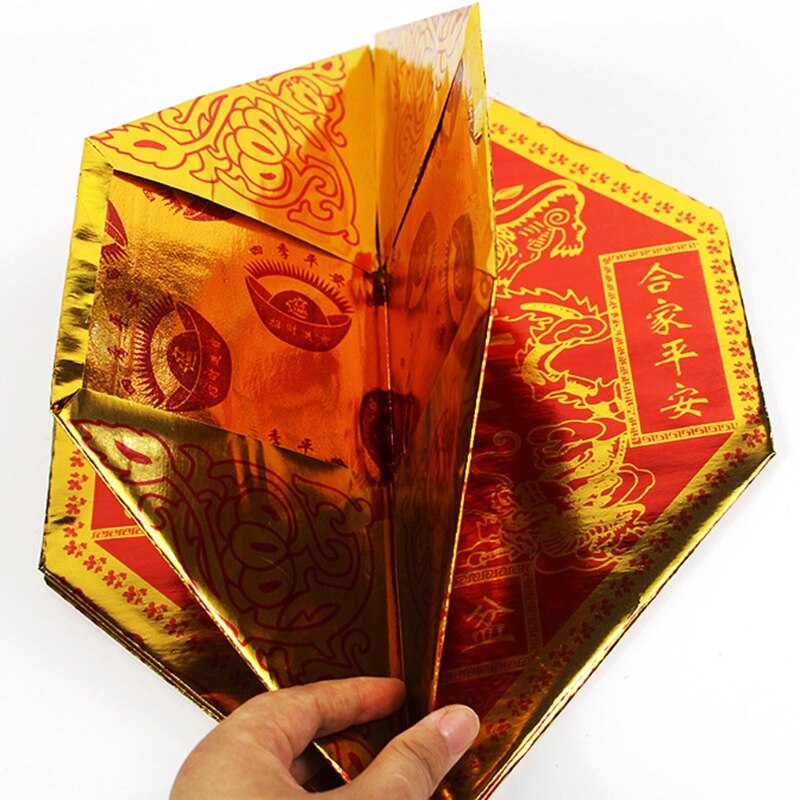 Chinese fragrant paper, gilded lotus cornucopia, b... – Grandado