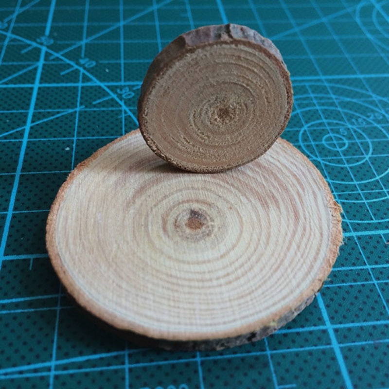 1 to 15cm Nature Pine Wood Chip Polished Base Hand... – Vicedeal