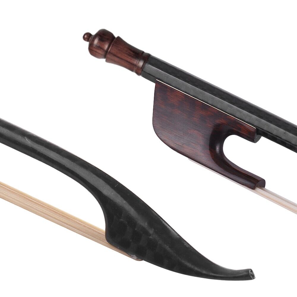 ammoon 4/4 Violin Bow Baroque Style Fiddle Bow Car... – Grandado