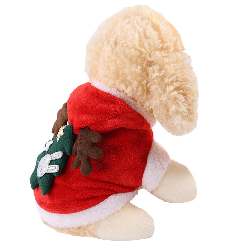 Christmas Party Jacket Coats Dog Clothes Santa Cos... – Vicedeal
