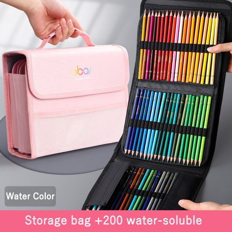 48/72/120/150/200 Oil Color Pencil Set Watercolor ... – Grandado