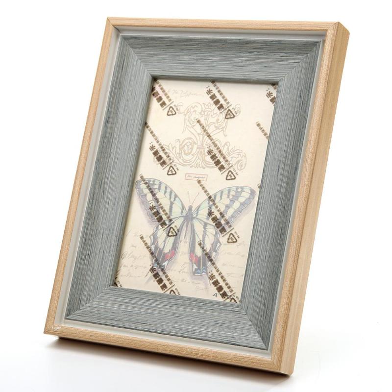 3D Support Table Photo Frame Imitation Wood Crafts... – Grandado