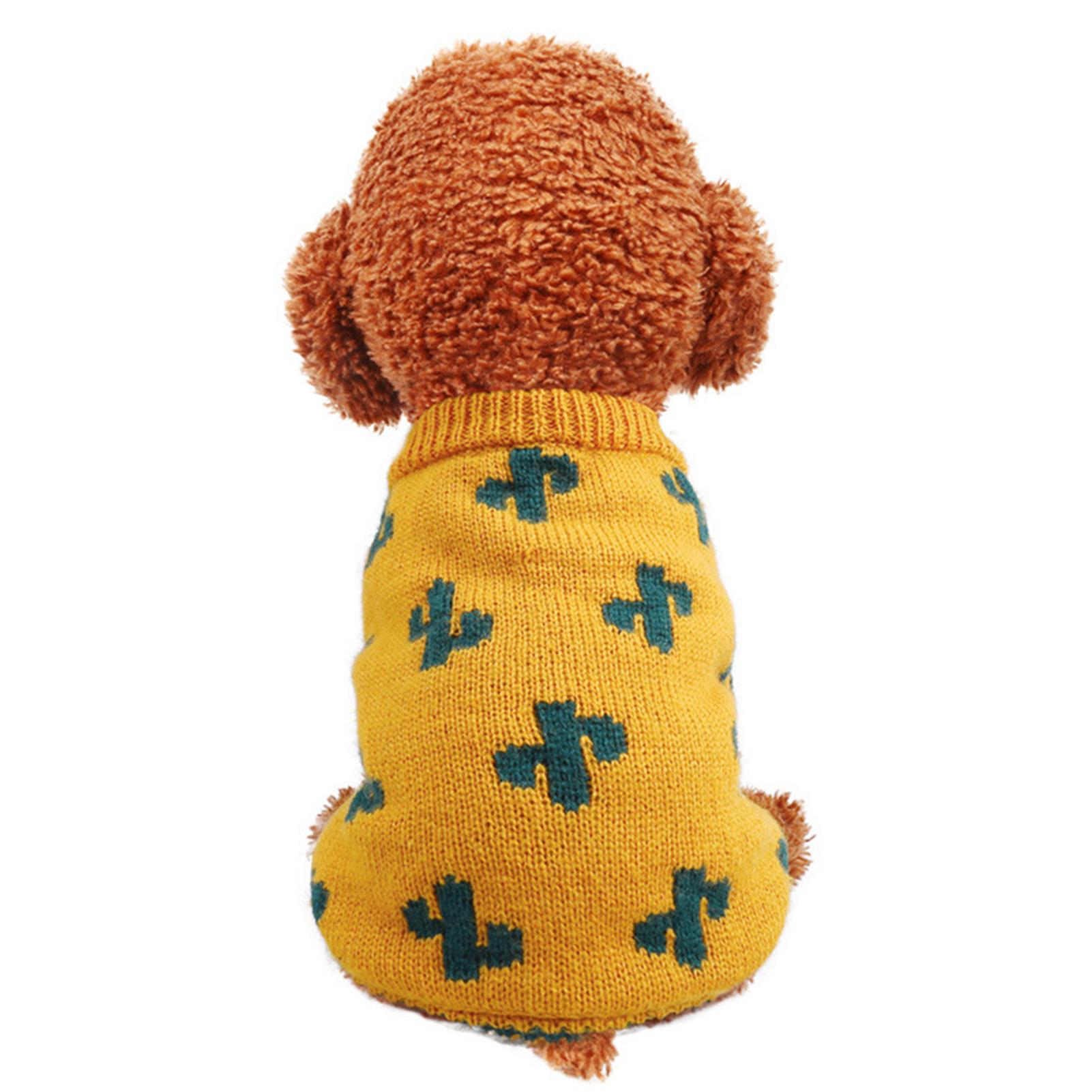 ! Suéter con de Cactus para cachorro, ropa de dos ... – Grandado