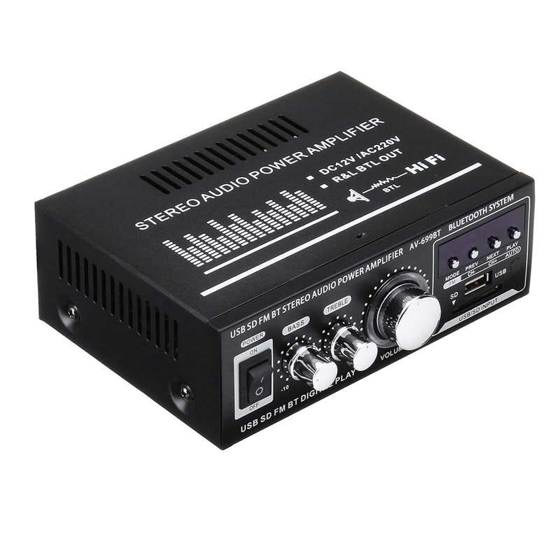 AM05-Lepy Bluetooth Hifi Stereo Amplifier 12V/220V... – Grandado