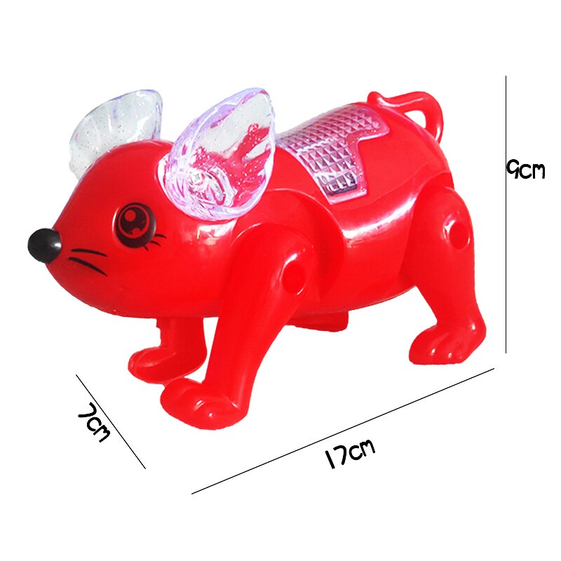 Electric Music Walking Mouse Toys LED Light Glow E... – Grandado