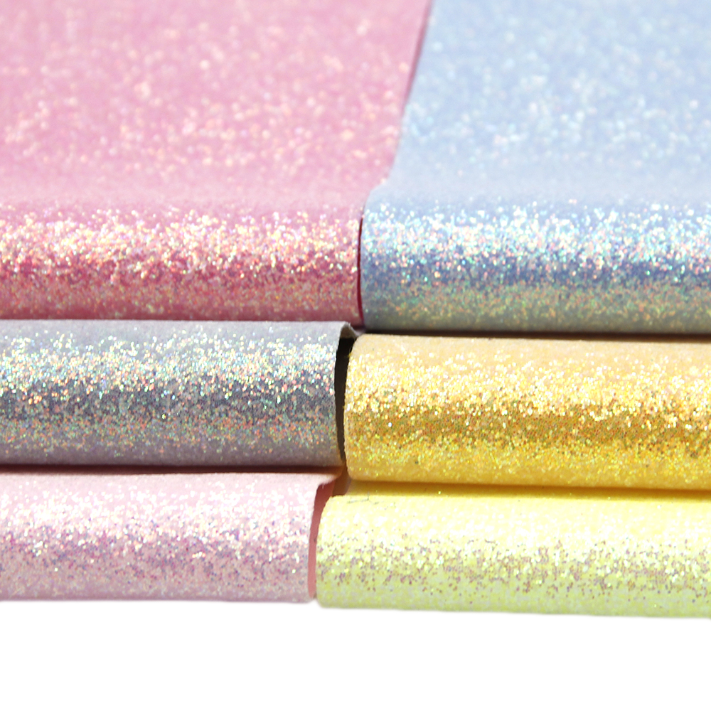 20*34cm Faux Synthetic Leather Sequin Fabric Fine ... – Grandado