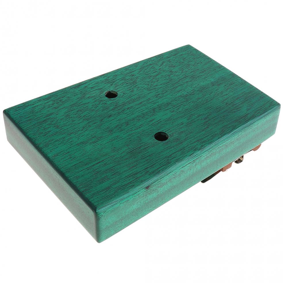 17 Key Green Kalimba Single Board Mahogany Thumb P... – Grandado