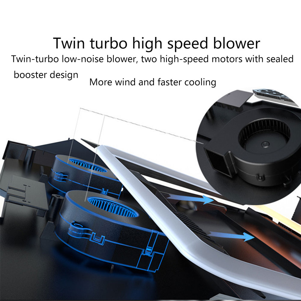 Portable Notebook Cooler Double Blower Laptop Cool... – Vicedeal
