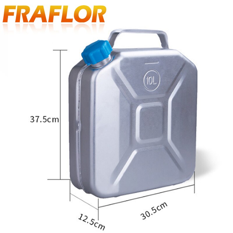 10L Litres Aluminum Alloy Oil Fuel Tank Gasoline D... – Vicedeal