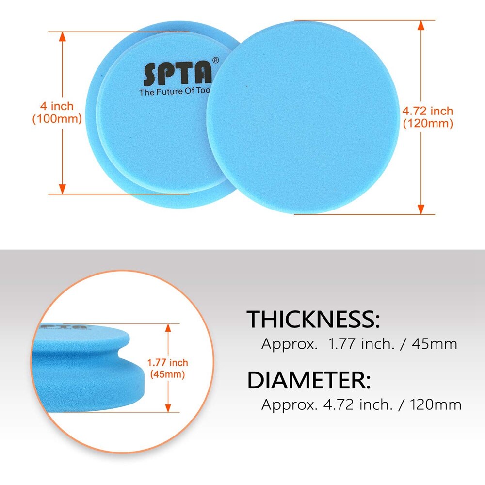 SPTA 10Pcs Hand Waxing Sponge 100 x 120mm Rubbing ... – Vicedeal