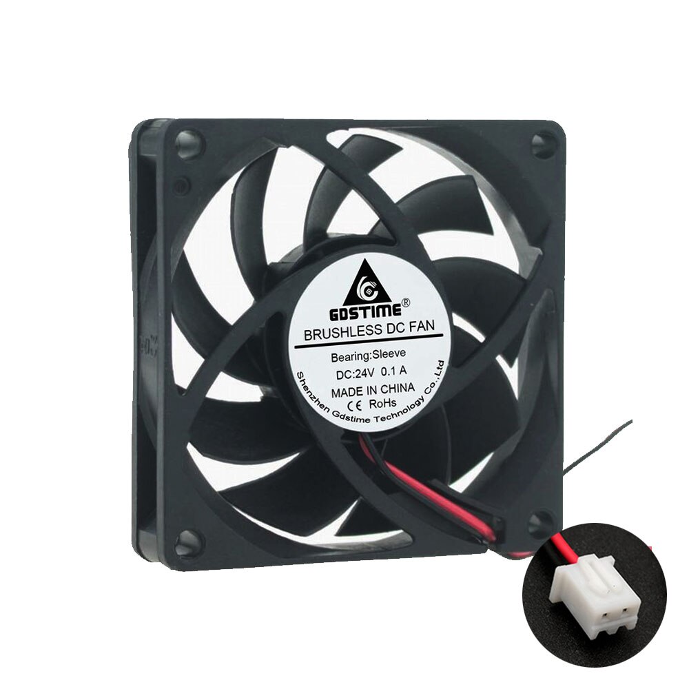 7015 Borstelloze Fan Dc 5V 12V 24V 70X70X15mm Comp... – Vicedeal