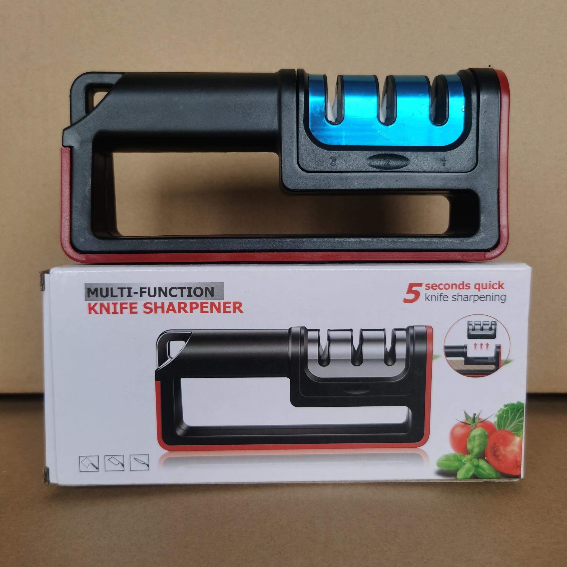 Hand-held knife sharpener, fast 4-in-1 sharpening ... – Grandado