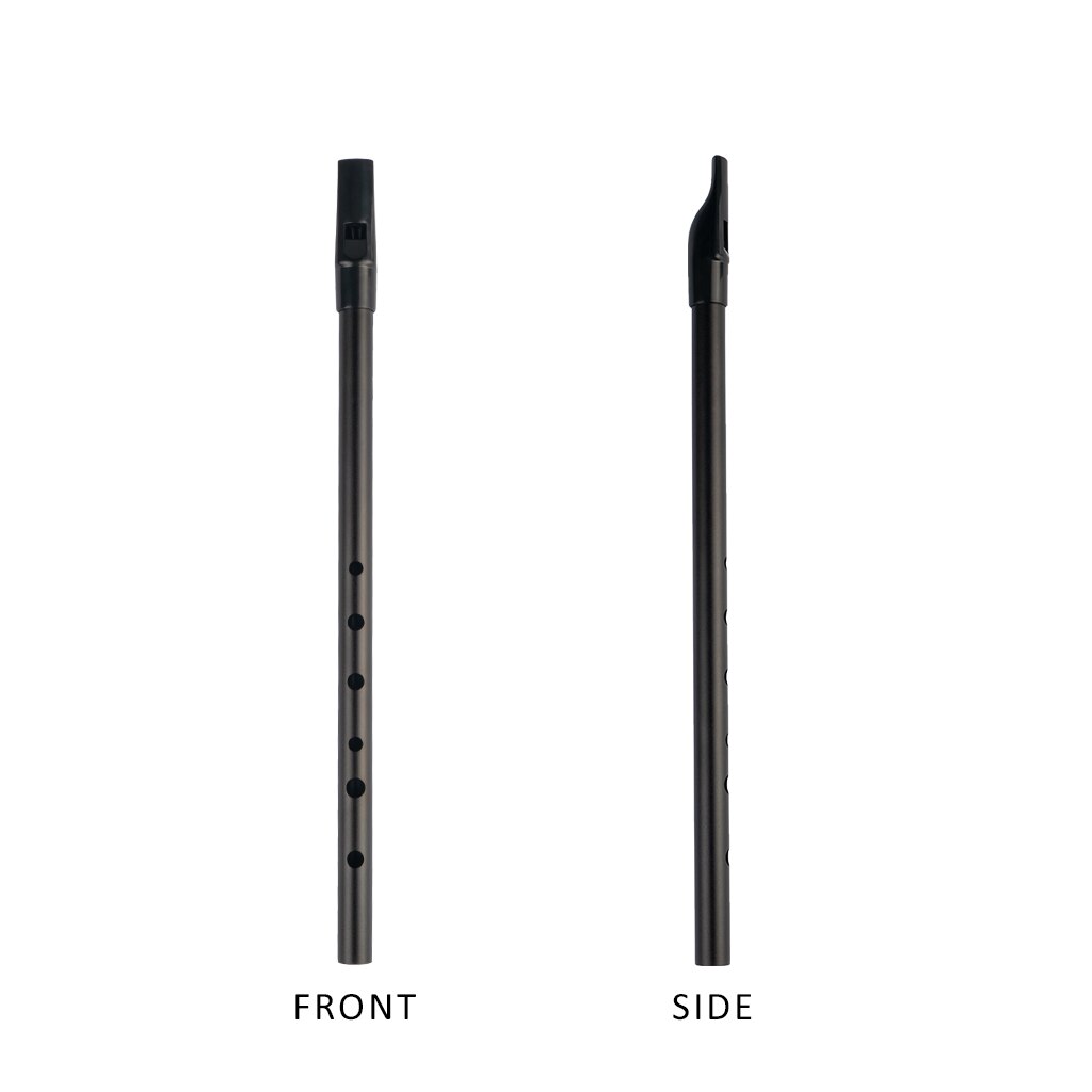 NAOMI Key of D Irish Tin Penny Whistle In Black Al... – Grandado