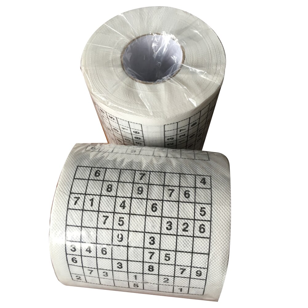 Roll Toilet Paper Cartoon Picture/Letters Printed ... – Vicedeal