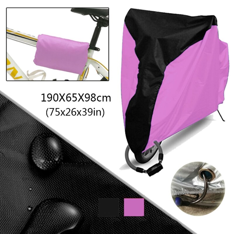 Bike Cover, 190T Outdoor Waterproof Bicycle Covers... – Vicedeal