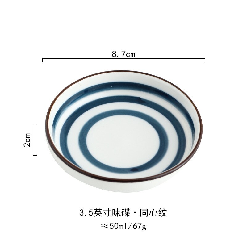 Kitchen Ceramic Mini Seasoning Plate Household Rou... – Grandado