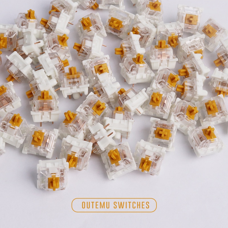 8PC Outemu silent Switches 3 Pin Purple Green Brow... – Grandado