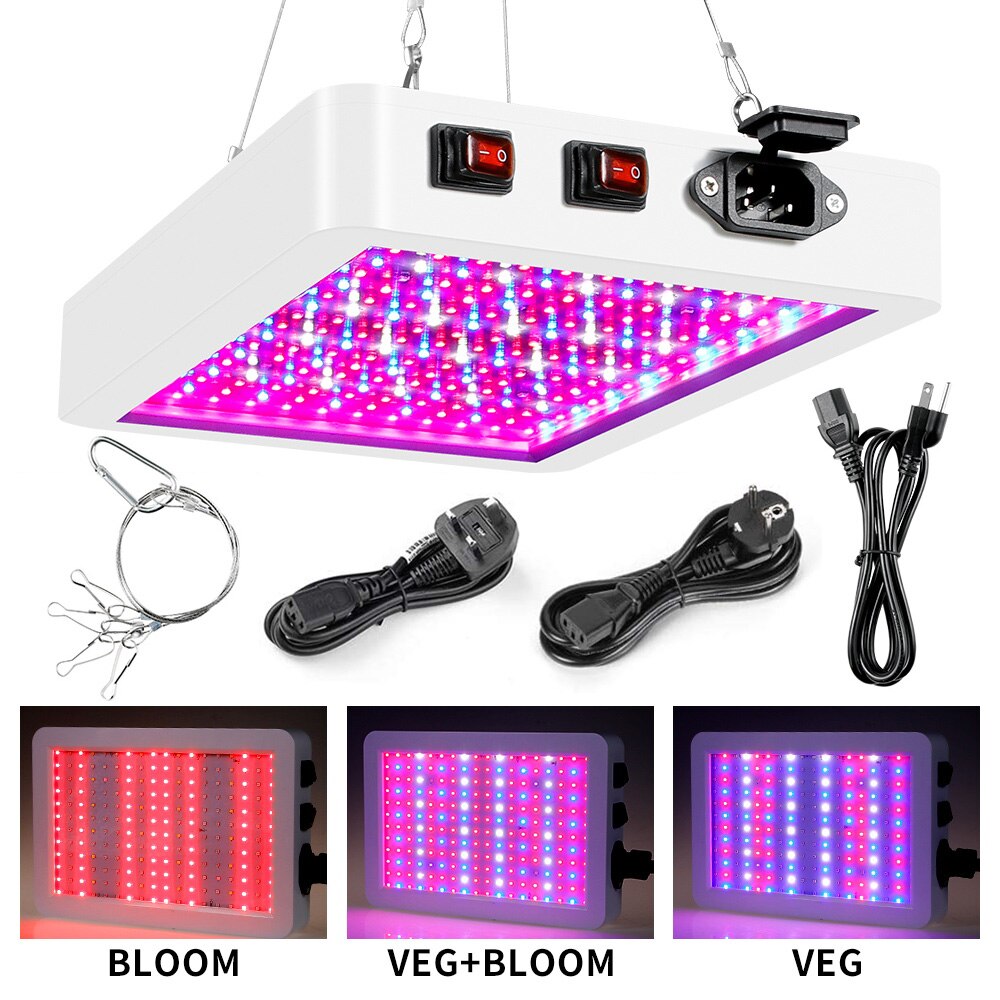 25W-80W LED Indoor Plants Veg Grow Light Full Spec... – Grandado