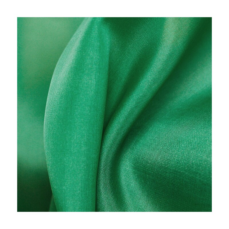 Red Raspberry 10momme Jade Green Silk Organza Fabr... – Grandado